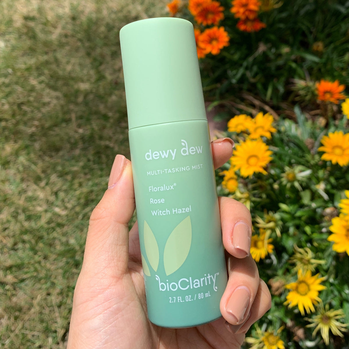 Dewy Dew Multi-Tasking Mist | Toner & Makeup Setting Spray | bioClarity