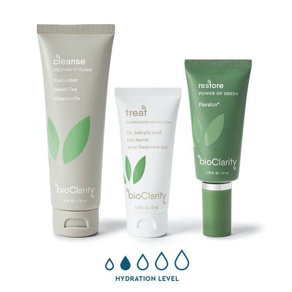 Clear Skin Routine - Plant-Based Acne Treatment Set – bioClarity
